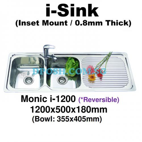 Monic-i-1200-Stainless Steel Insert Kitchen Sink