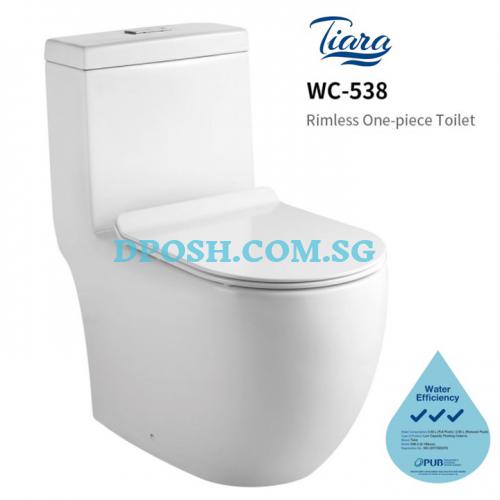 Tiara-WC-538 One Piece Toilet Bowl
