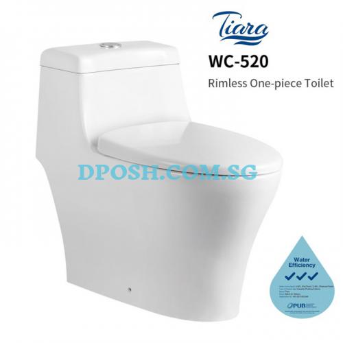Tiara-WC-520 One Piece Toilet Bowl