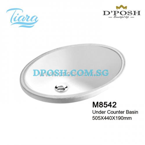 Tiara-M8542-Undermount Ceramic Basin