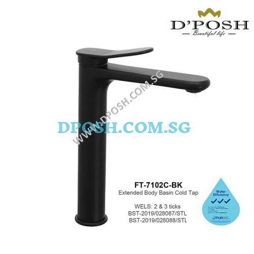 Fidelis FT-7102C-BK-Tall Basin Mixer Tap ( Matt Black )