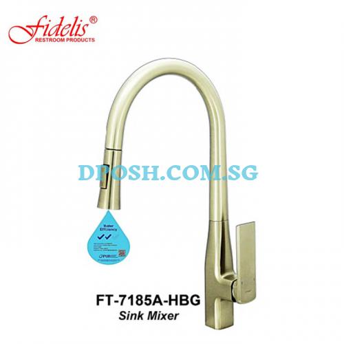 Fidelis FT-7185A-HBG-( Brushed Gold ) Kitchen Sink Mixer Tap